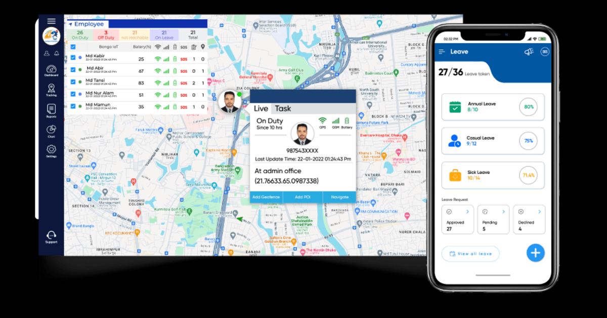 Bongo IoT | Empower Your Operations with Bongo IoT Track Force Solution